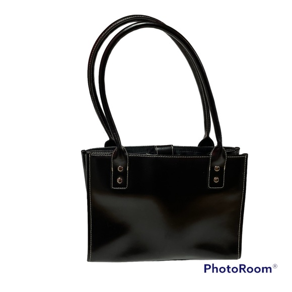 Wilsons Leather | Bags | Wilsons Smooth Leather Black Handbag | Poshmark